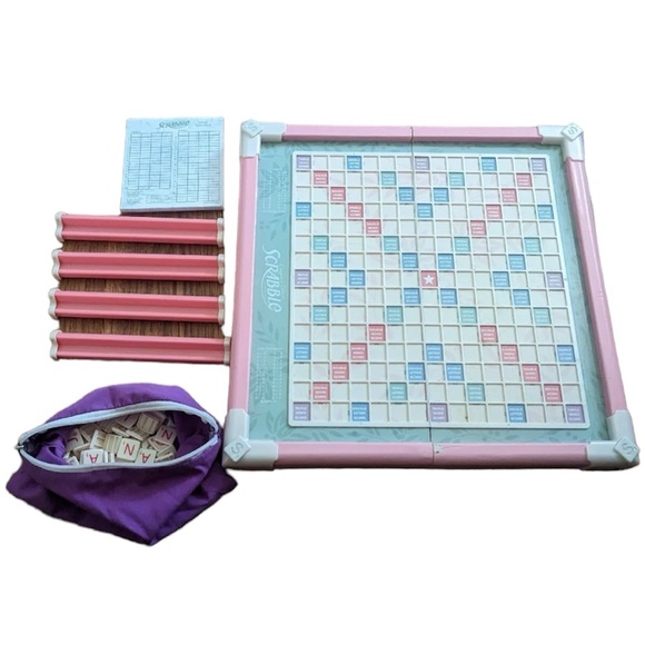 Hasbro | Games | Scrabble Designers Edition Complete Rotating Board ...